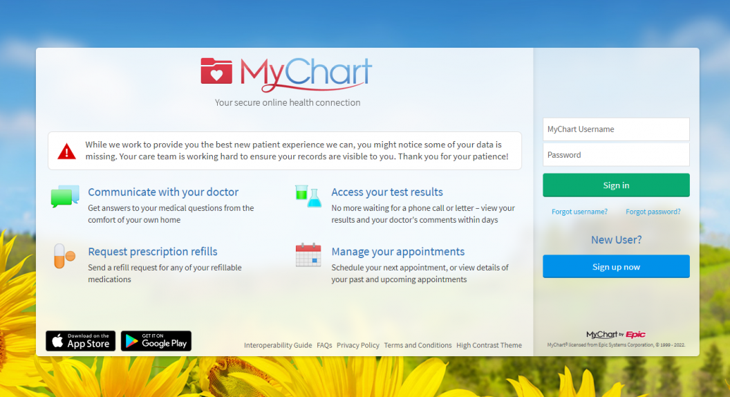 MyChart - Hilltown Community Health Center